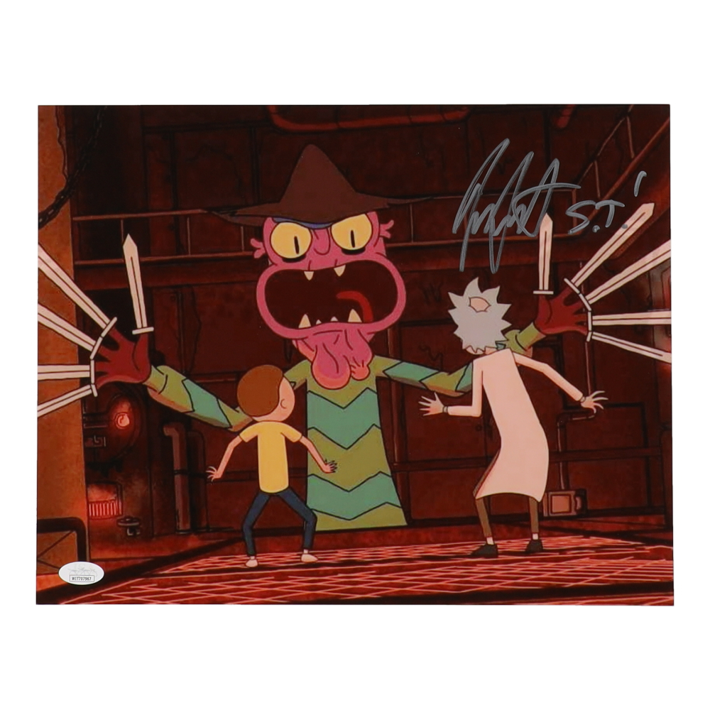 Jess Harnell Signed "Rick and Morty" 11x14 Photo Inscribed "S.T.!" (JSA ...