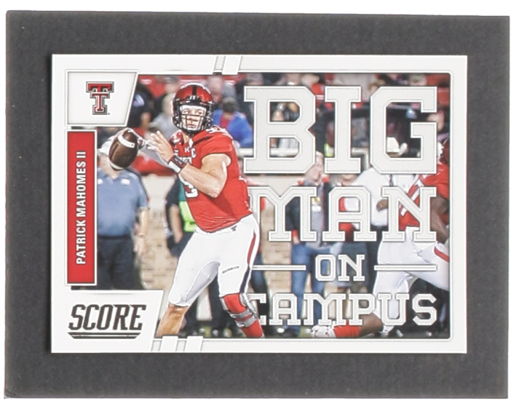 Patrick Mahomes II 2017 Score Big Man on Campus #6 RC | Pristine Auction