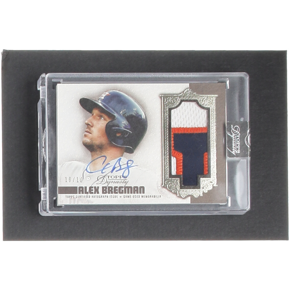 Alex Bregman 2019 Topps Dynasty Autograph Patches #DAPAB5 #10/10 ...