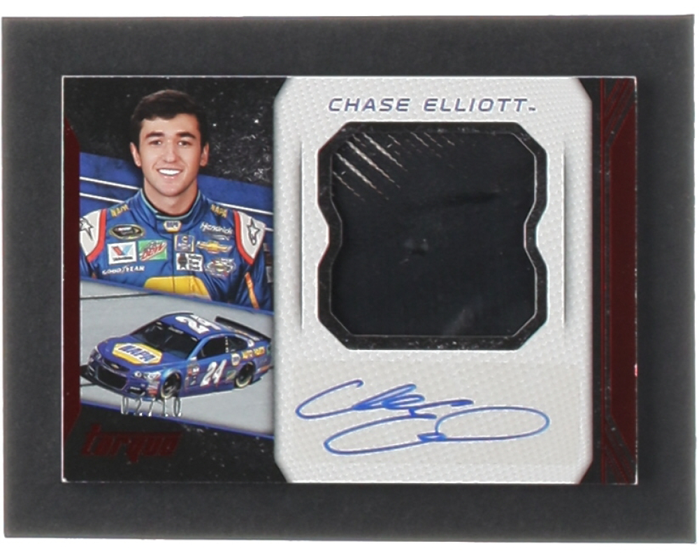 Chase Elliott 2016 Panini Torque Jumbo Tire Autographs Red #2 #02/10 ...