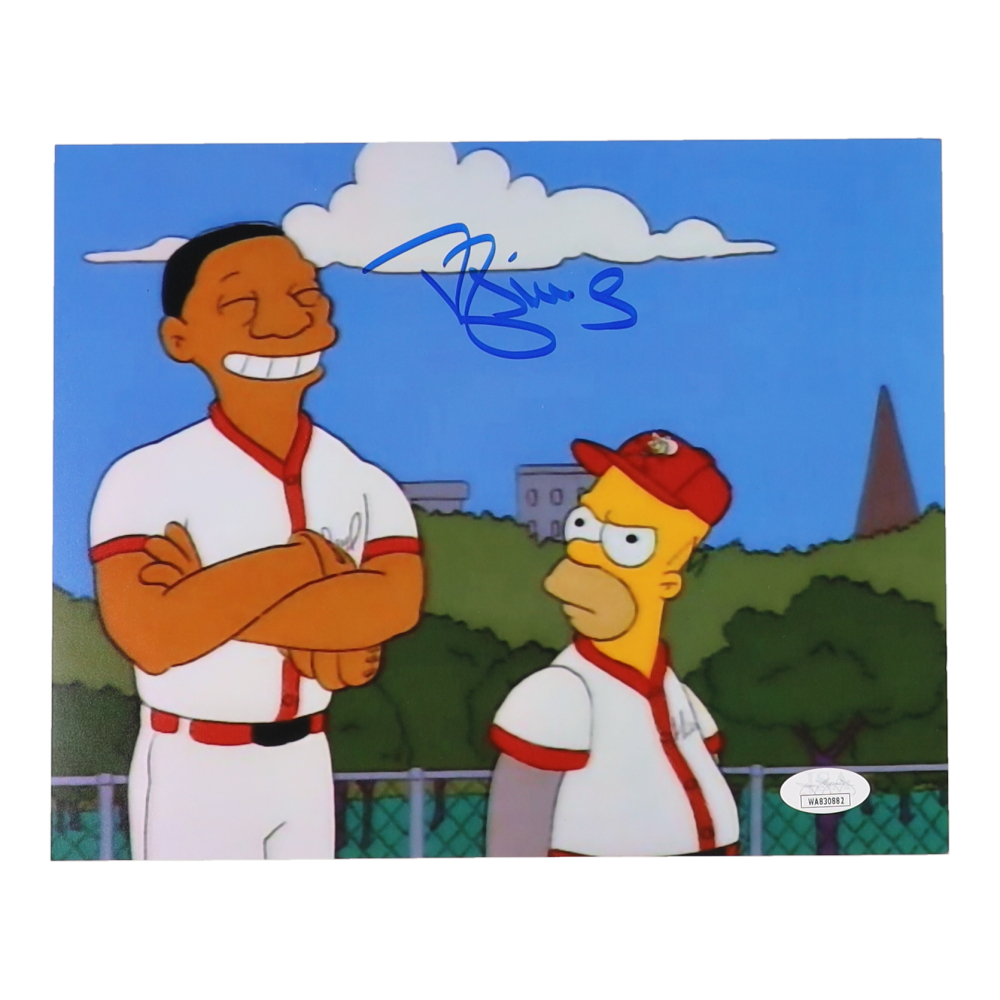 Darryl Strawberry Signed "The Simpsons" 8x10 Photo (JSA) | Pristine Auction