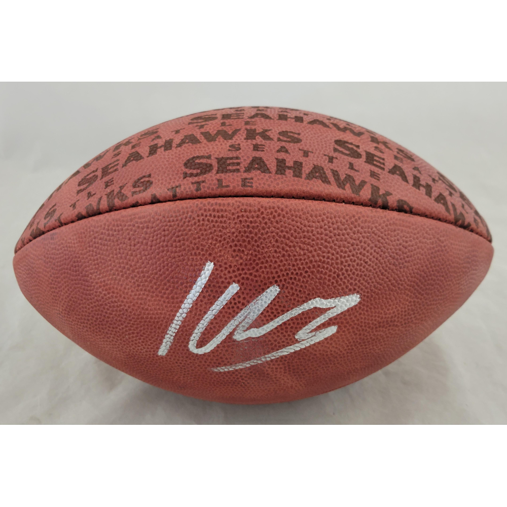 Kenneth Walker III Signed Seahawks Logo Official NFL "The Duke" Game ...
