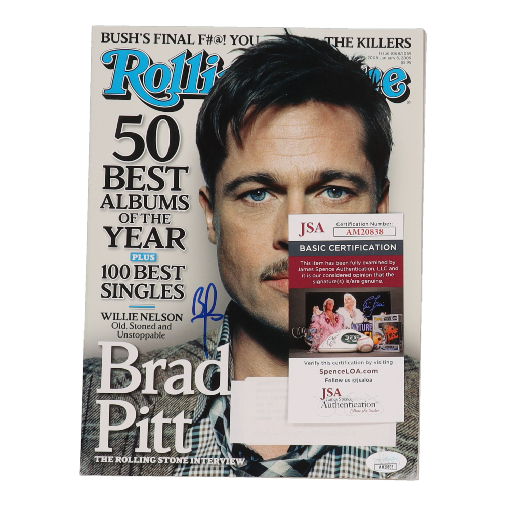 Brad Pitt Signed 2009 Brad Pitt Signed 2009