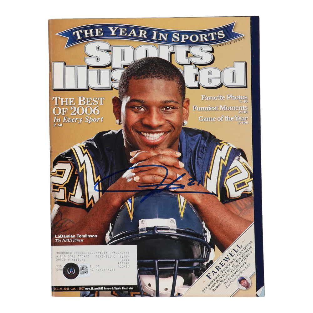 LaDainian Tomlinson Signed 2006 "Sports Illustrated" Magazine (Beckett) | Pristine Auction