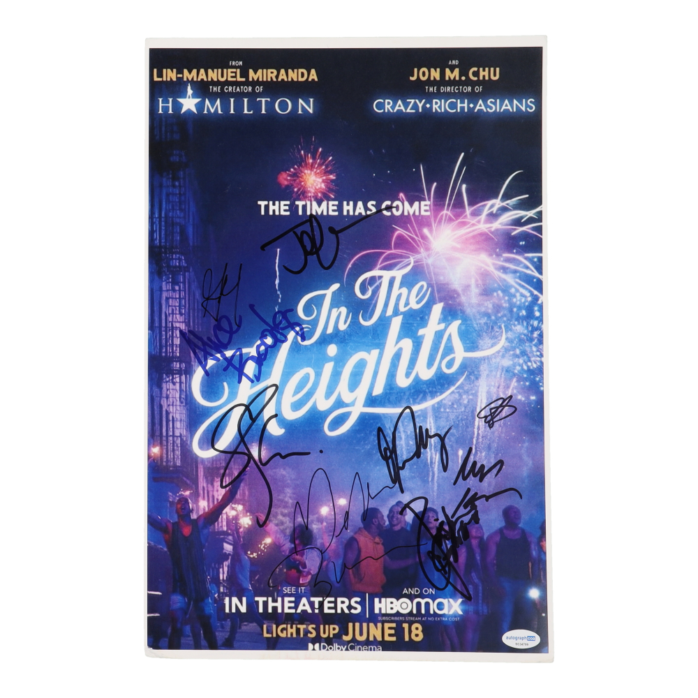 "In The Heights" 11x17 Photo Cast-Signed by (9) with Alice Brooks ...
