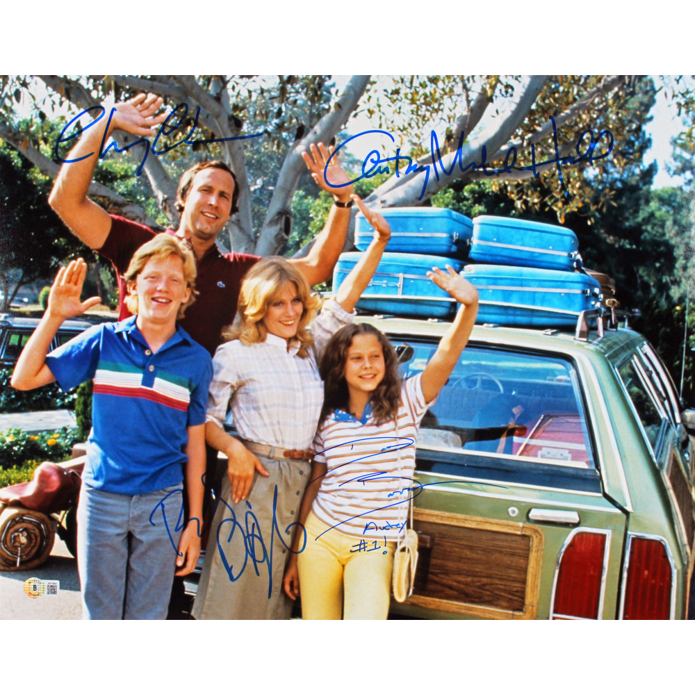 "National Lampoon's Vacation" 16x20 Photo Signed By (4) with Chevy ...