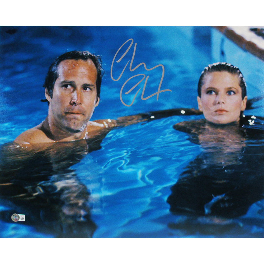 Chevy Chase Signed "National Lampoon's Vacation" 16x20 Photo (Beckett ...