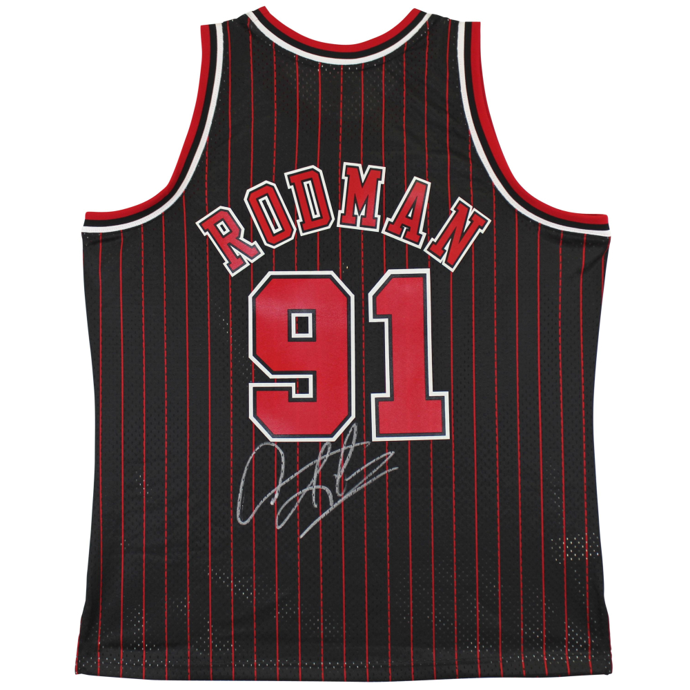 Dennis Rodman Signed Bulls Jersey (Beckett) | Pristine Auction