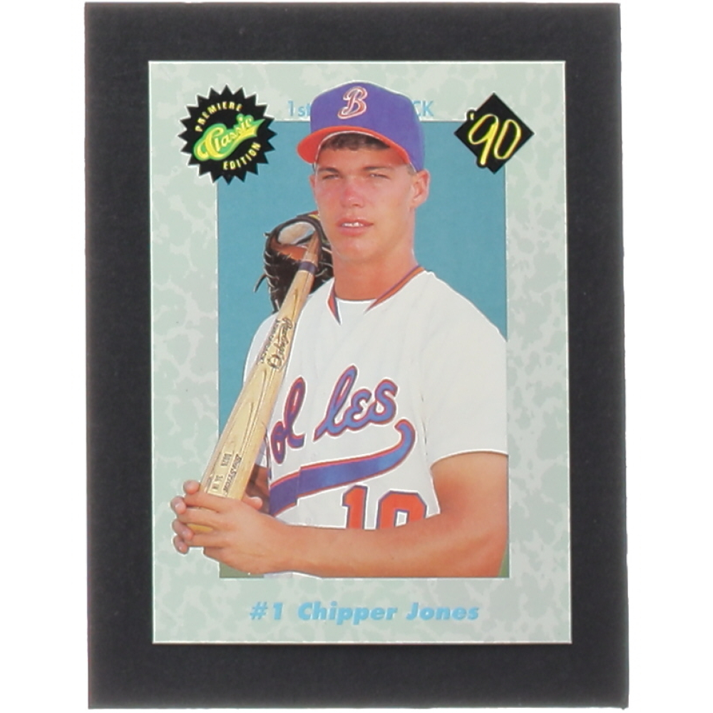 Chipper Jones 1990 Classic Draft Picks #1 | Pristine Auction