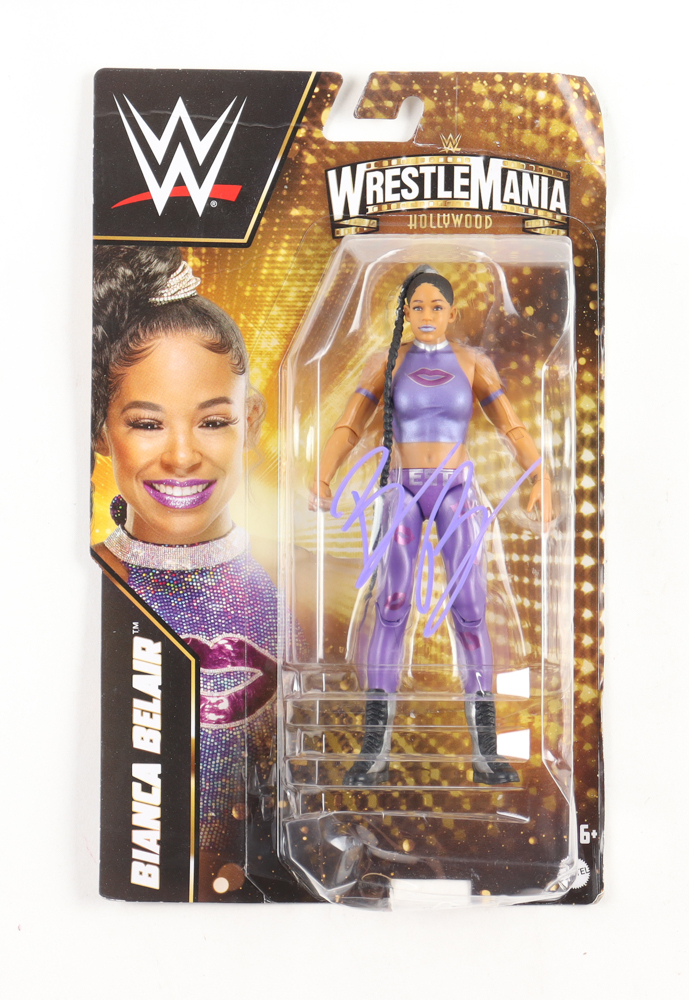 Bianca Belair Signed WWE Wrestlemania 39 Mattel Action Figure (Beckett) | Pristine Auction