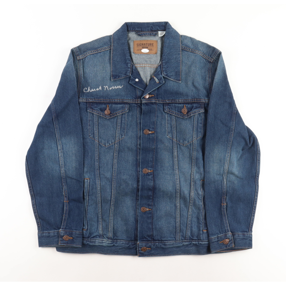 Chuck Norris Signed Denim Jacket (JSA) | Pristine Auction
