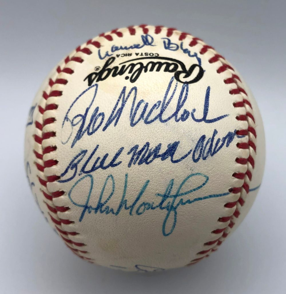 Hall of Famers & Stars ONL Baseball Signed by (19) with Bill Rigney ...