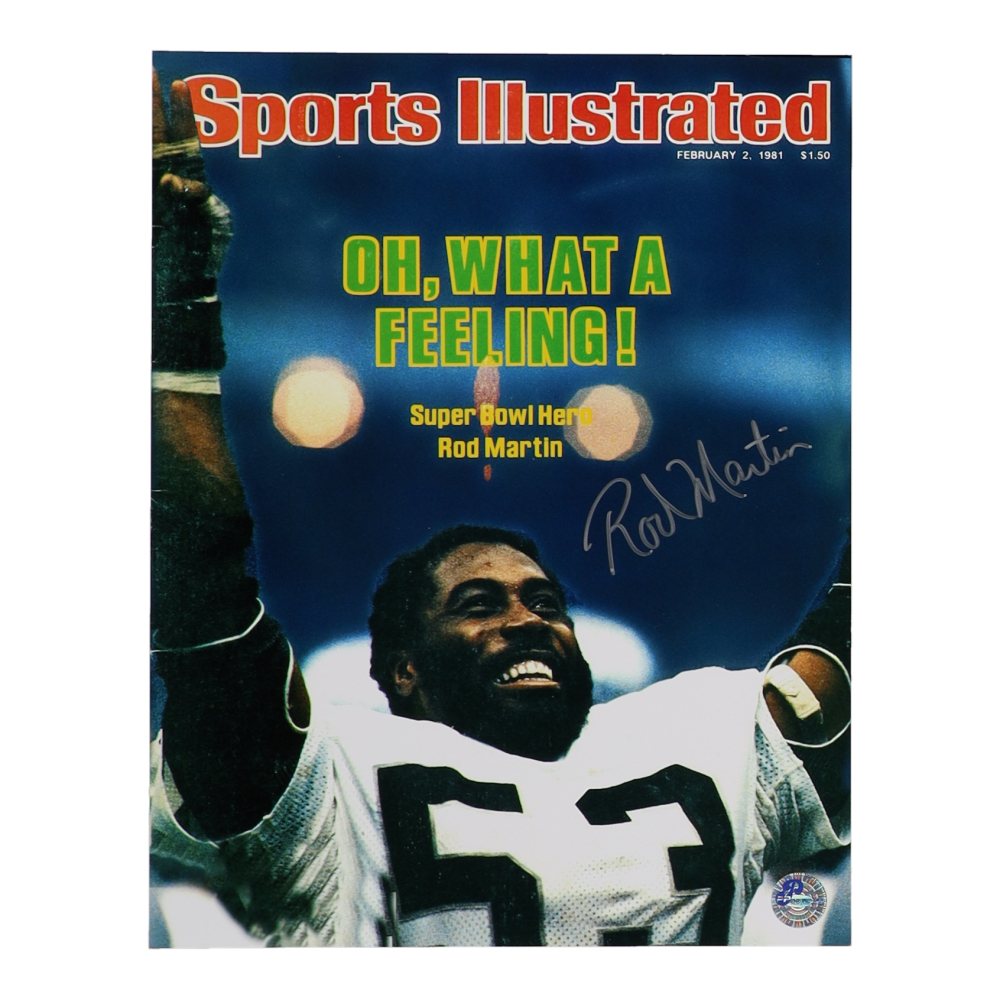 Rod Martin Signed Raiders 11x14 Photo (Pro Player) | Pristine Auction