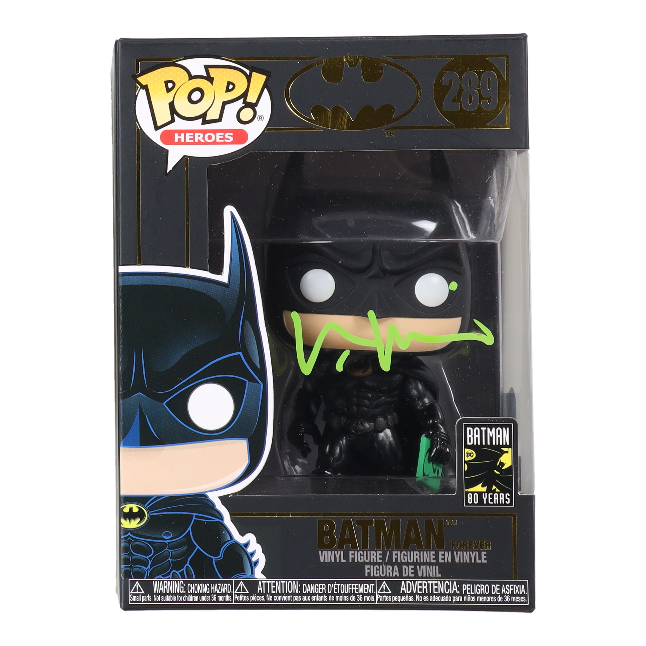 Val Kilmer Signed Batman #289 Batman Forever Funko Pop! Vinyl Figure ...
