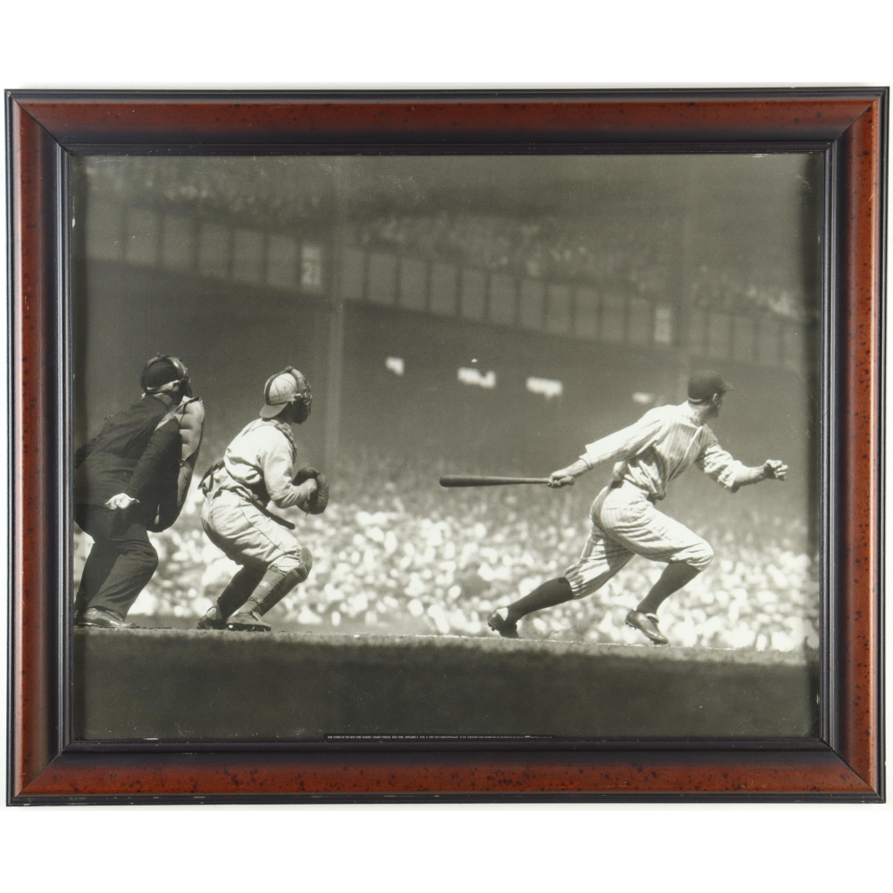 Earle Combs Yankees Custom Framed Photo Display | Pristine Auction