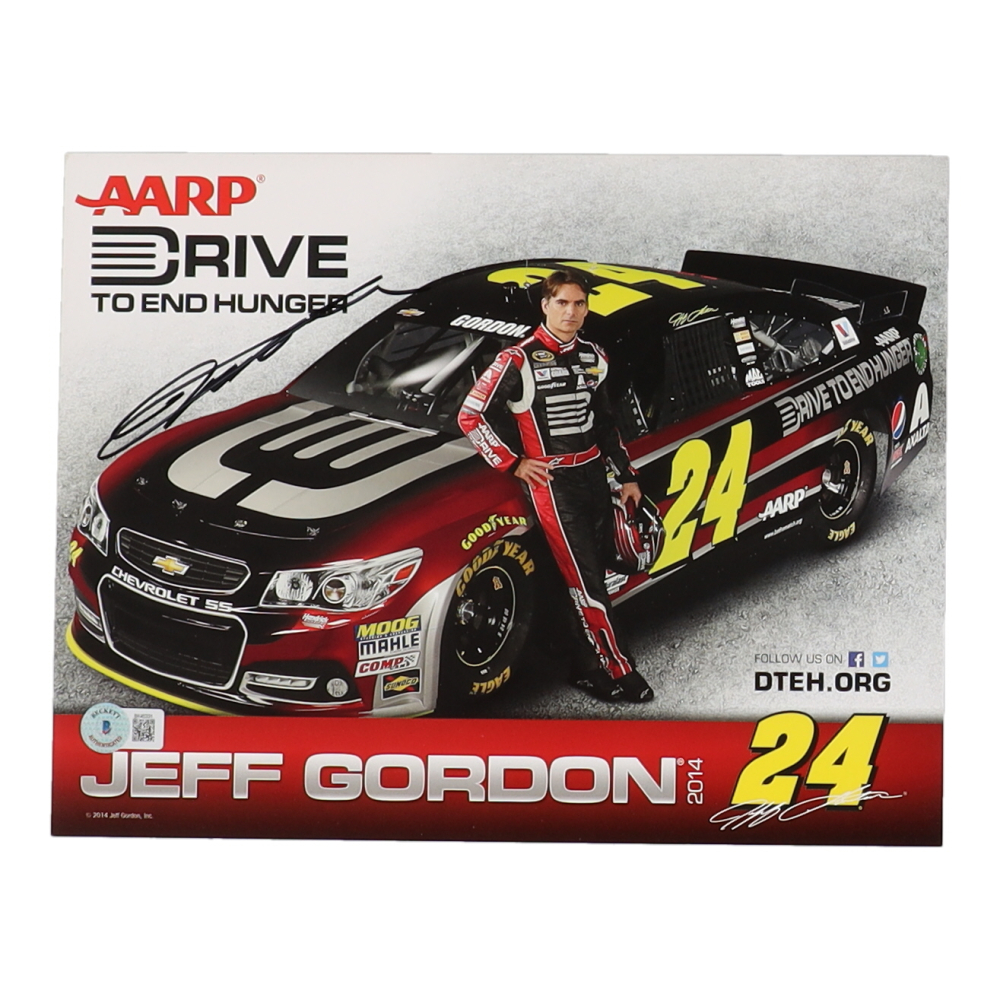 Jeff Gordon Signed NASCAR 8x10 Photo (Beckett) | Pristine Auction
