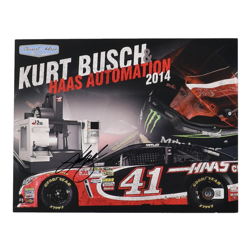 Kurt Busch Signed NASCAR 8x10 Photo (Beckett) | Pristine Auction
