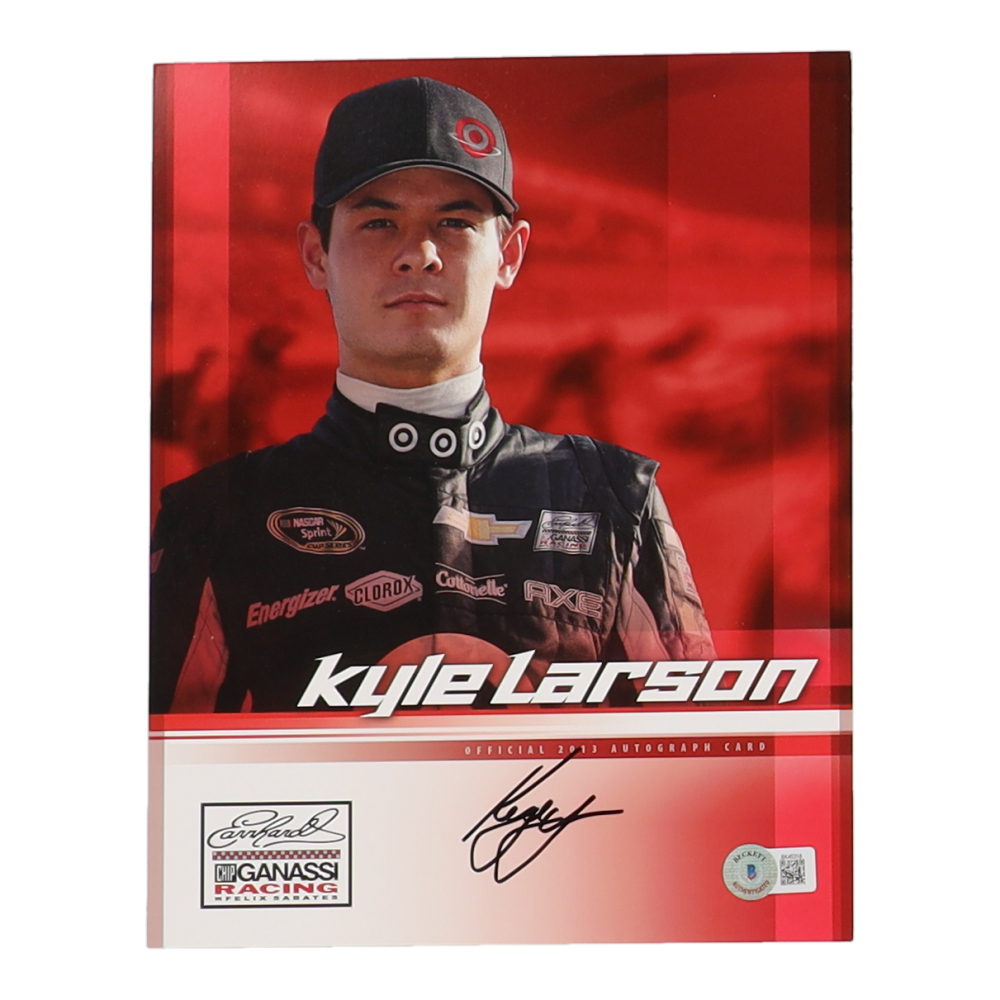 Kyle Larson Signed NASCAR 8x10 Photo (Beckett) | Pristine Auction