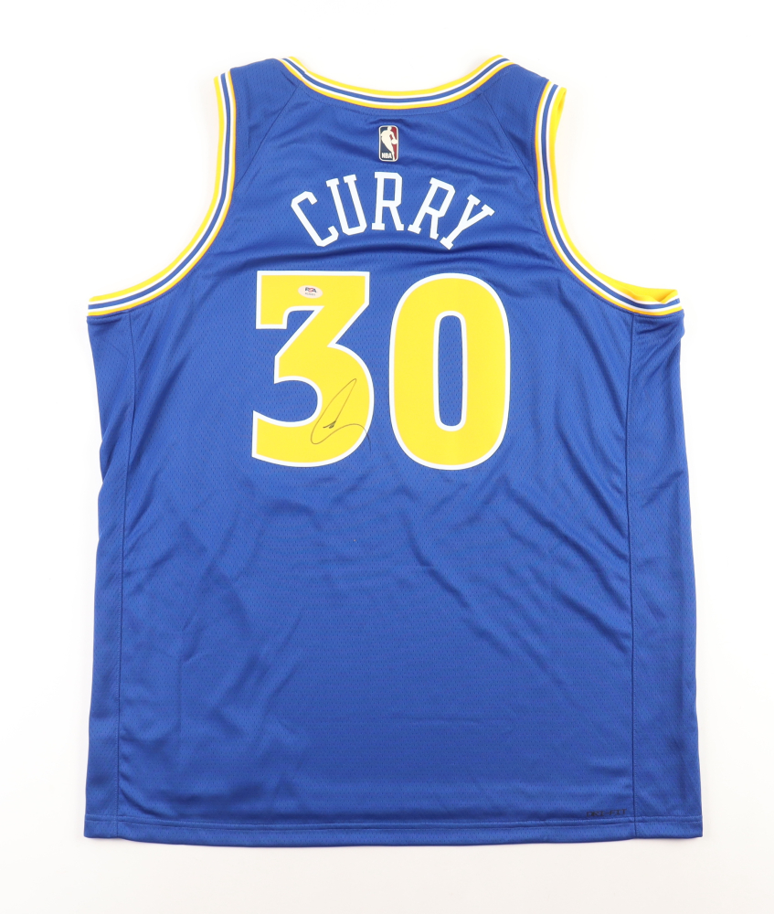 Stephen Curry Signed Official Nike Warriors Jersey (PSA) | Pristine Auction