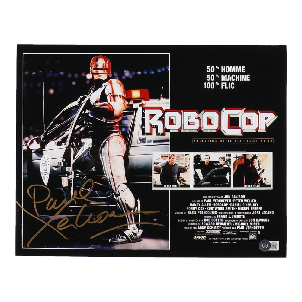 Paul Verhoeven Signed "Robocop" 11x14 Photo (Beckett) | Pristine Auction