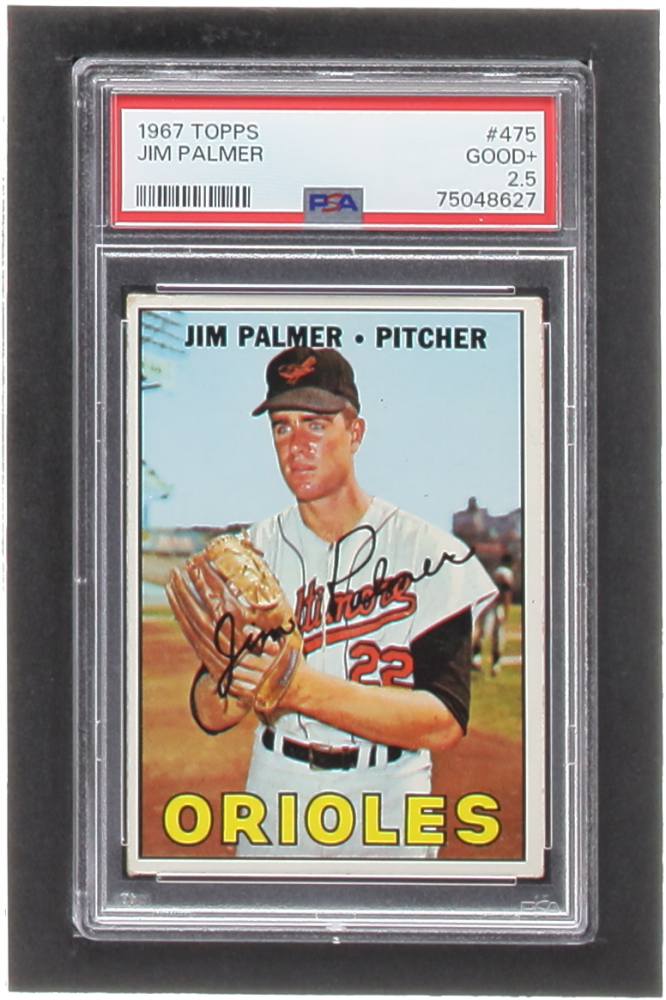 Jim Palmer 1967 Topps #475 (PSA 2.5) | Pristine Auction
