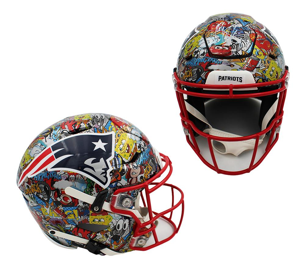 Rob Gronkowski Signed Patriots Full-Size Authentic On-Field Custom ...