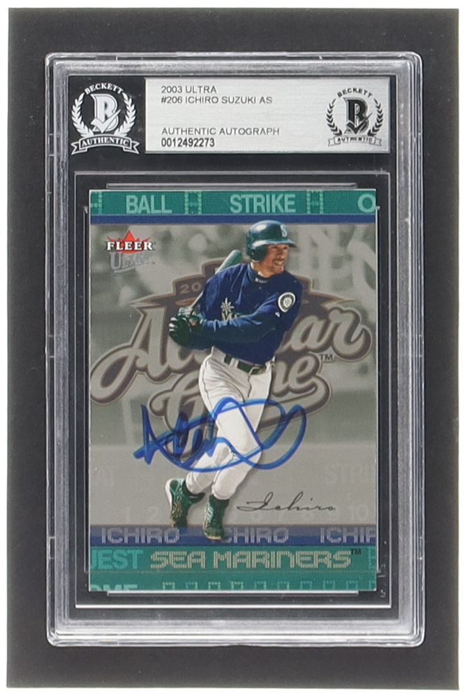 Ichiro Suzuki Signed 2003 Ultra #206 AS (BGS) | Pristine Auction