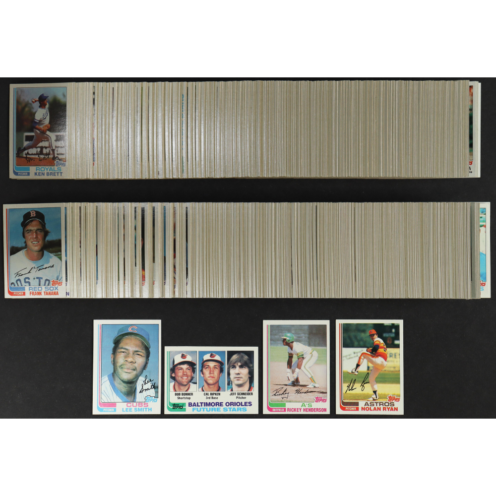 1982 Topps Baseball Complete Set of (792) cards with Bob Bonner RC ...