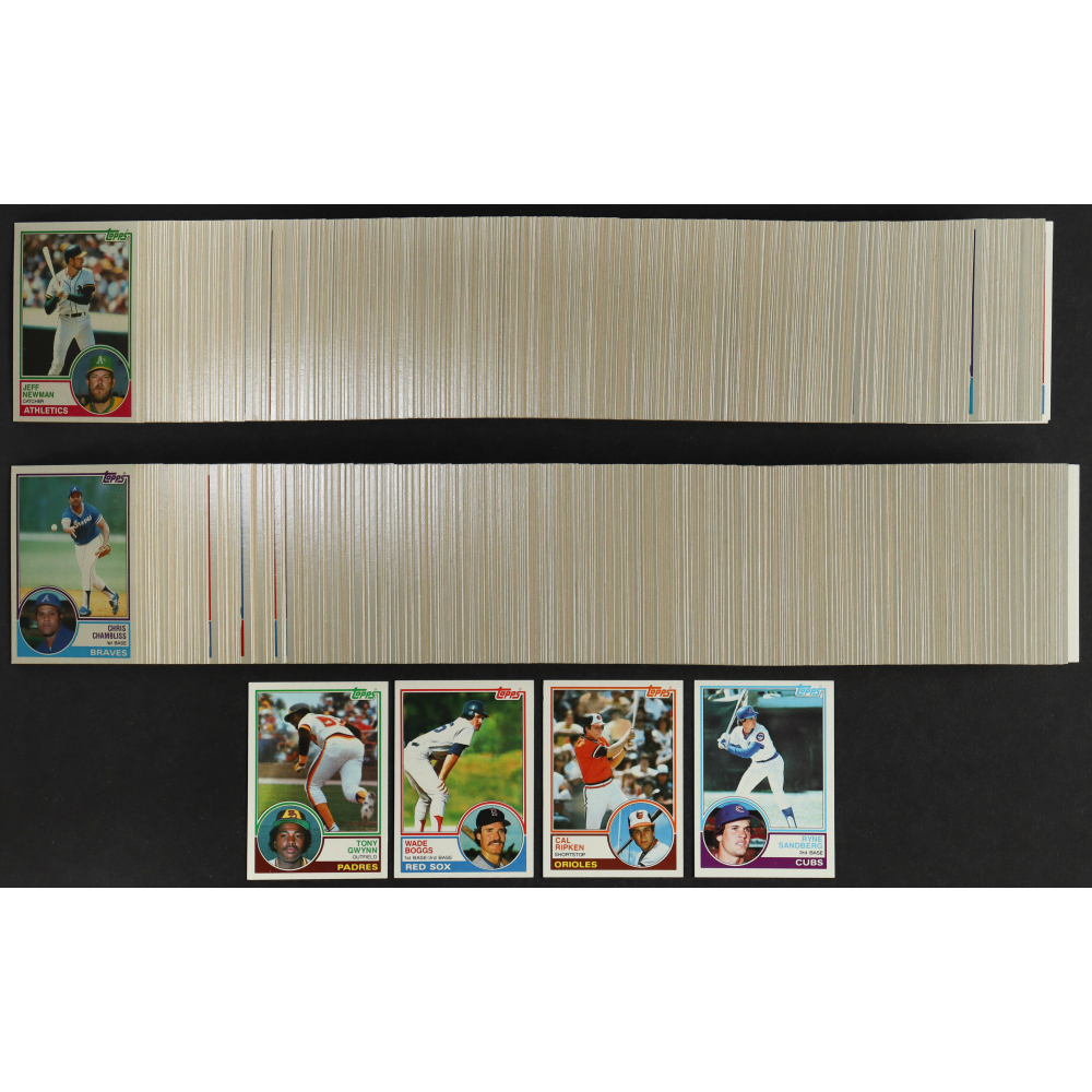 1983 Topps Baseball Complete Factory Set of (792) Cards with Tony Gwynn ...