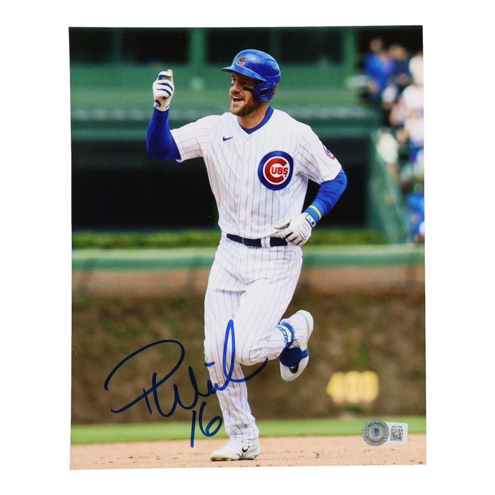 Patrick Wisdom Signed Cubs 8x10 Photo (Beckett) | Pristine Auction