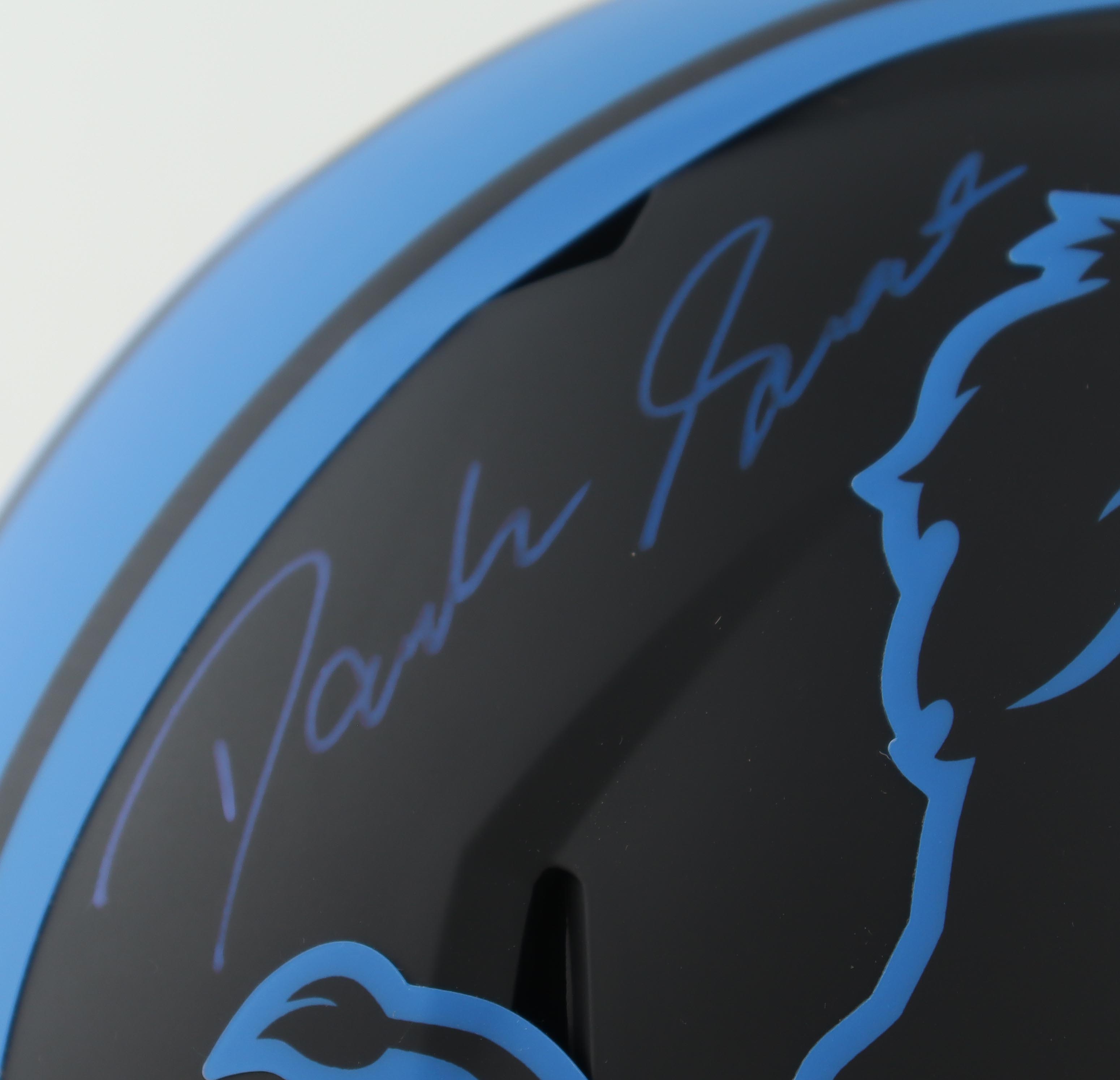 D'Andre Swift Signed Lions Full-Size Eclipse Alternate Speed Helmet ...
