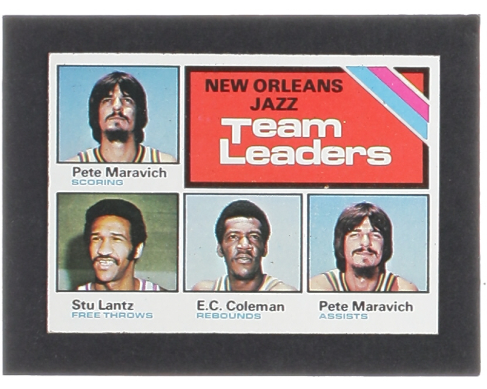 Stu Lantz / E. C. Coleman / Pete Maravich 1975-76 Topps #127 TL ...