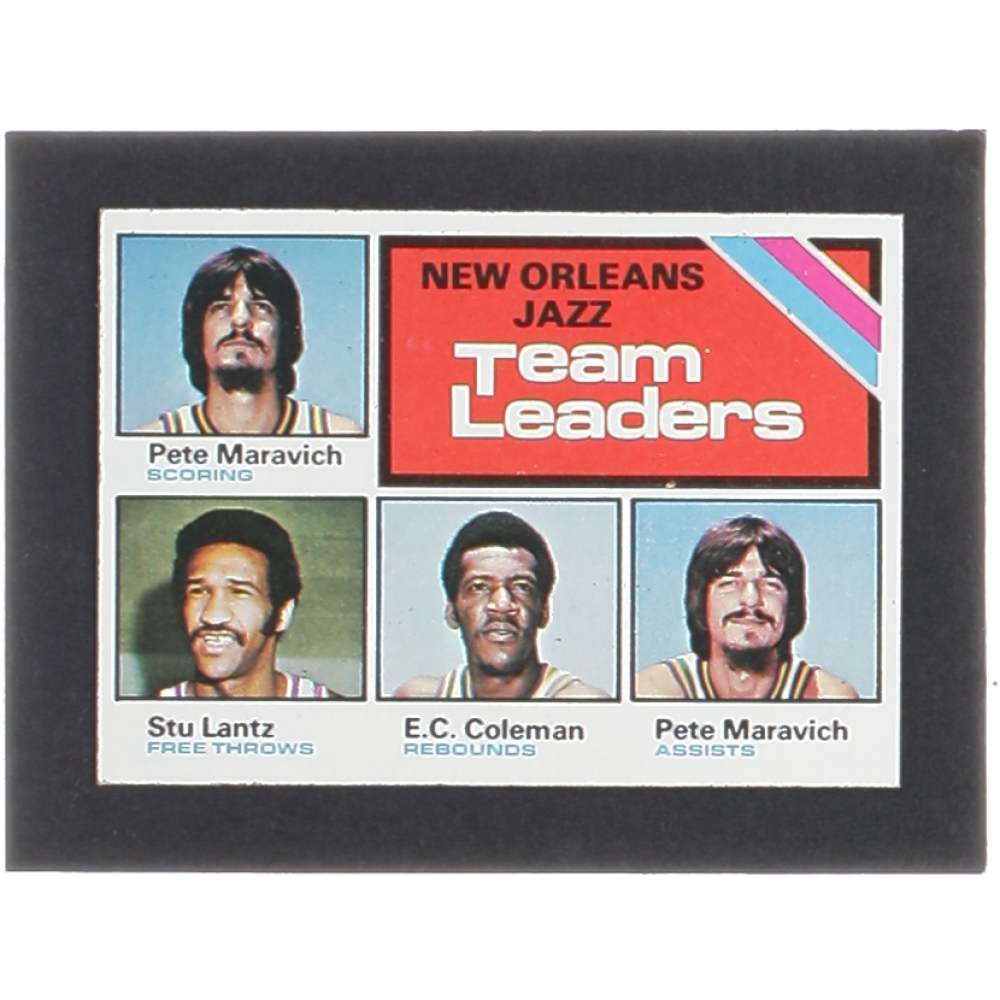Stu Lantz / E. C. Coleman / Pete Maravich 1975-76 Topps #127 TL ...