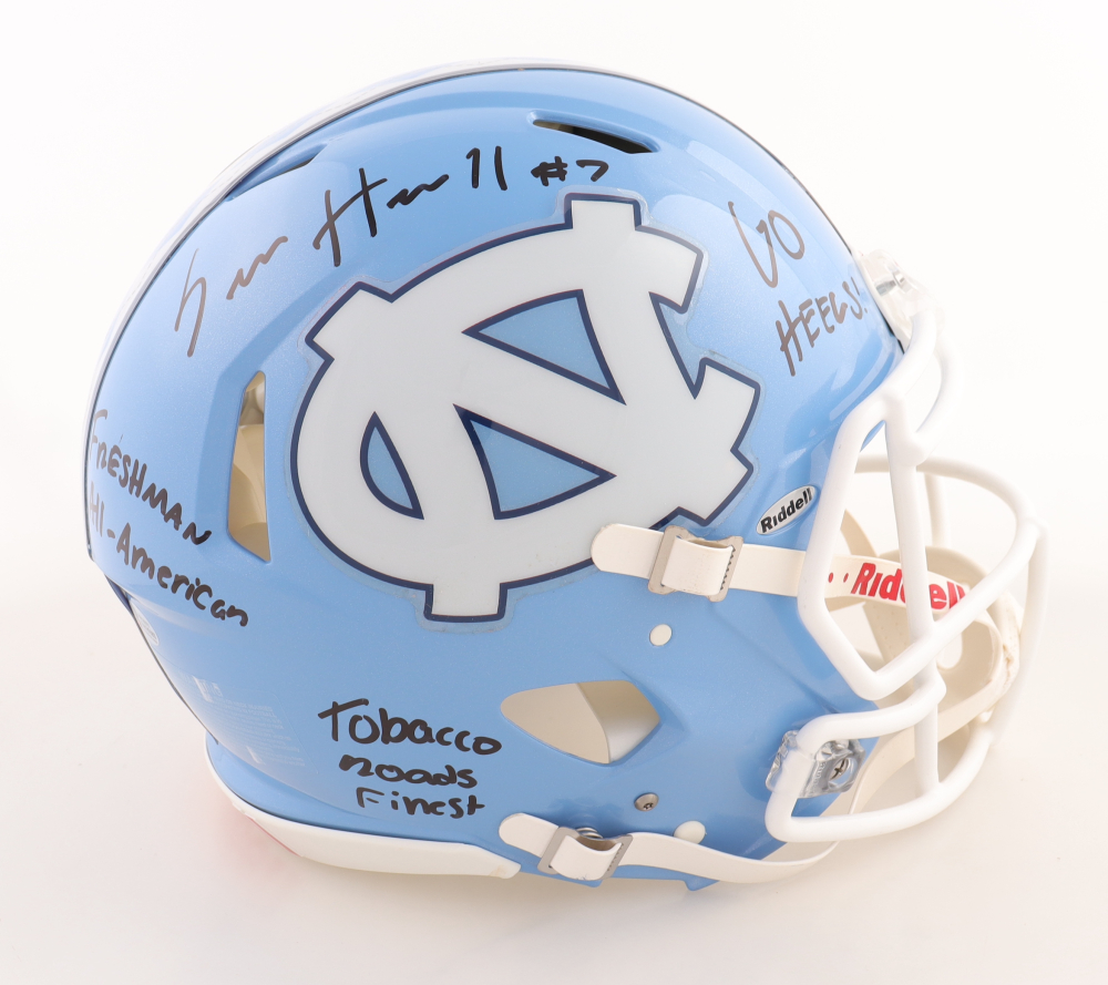 Sam Howell Signed North Carolina Tar Heels Full-Size Authentic On-Field ...