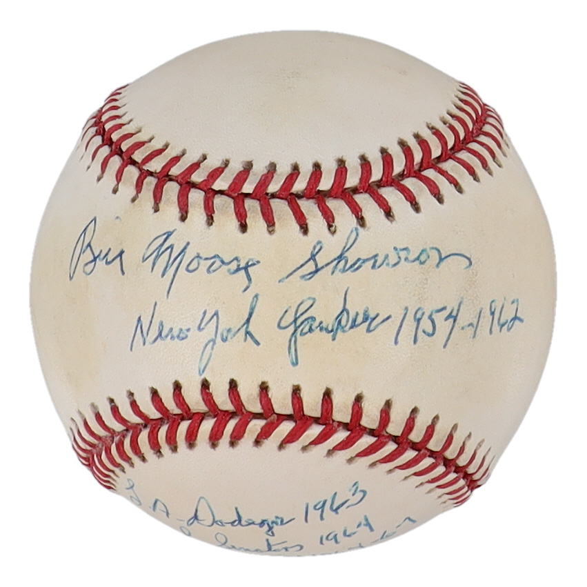 Bill "Moose" Skowron Signed OAL Baseball with (5) Career Team ...
