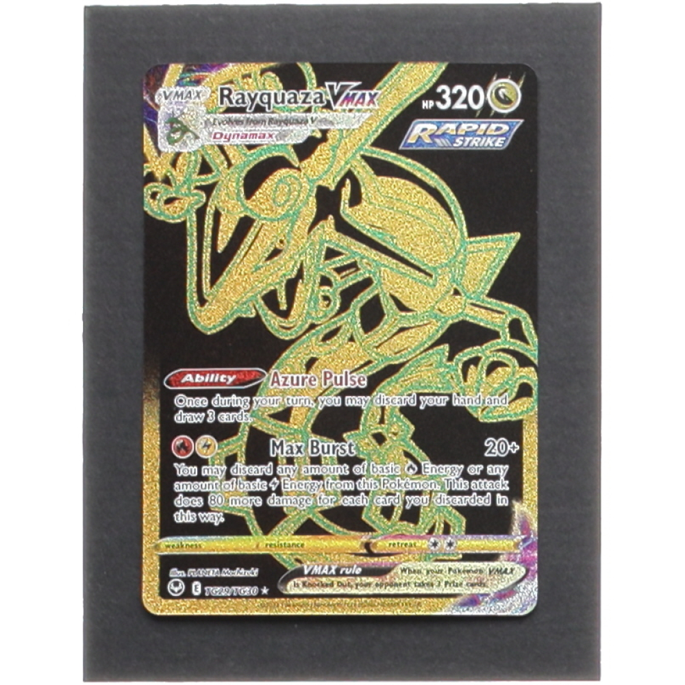 Rayquaza VMAX 2022 Pokemon Sword and Shield Silver Tempest Trainer ...