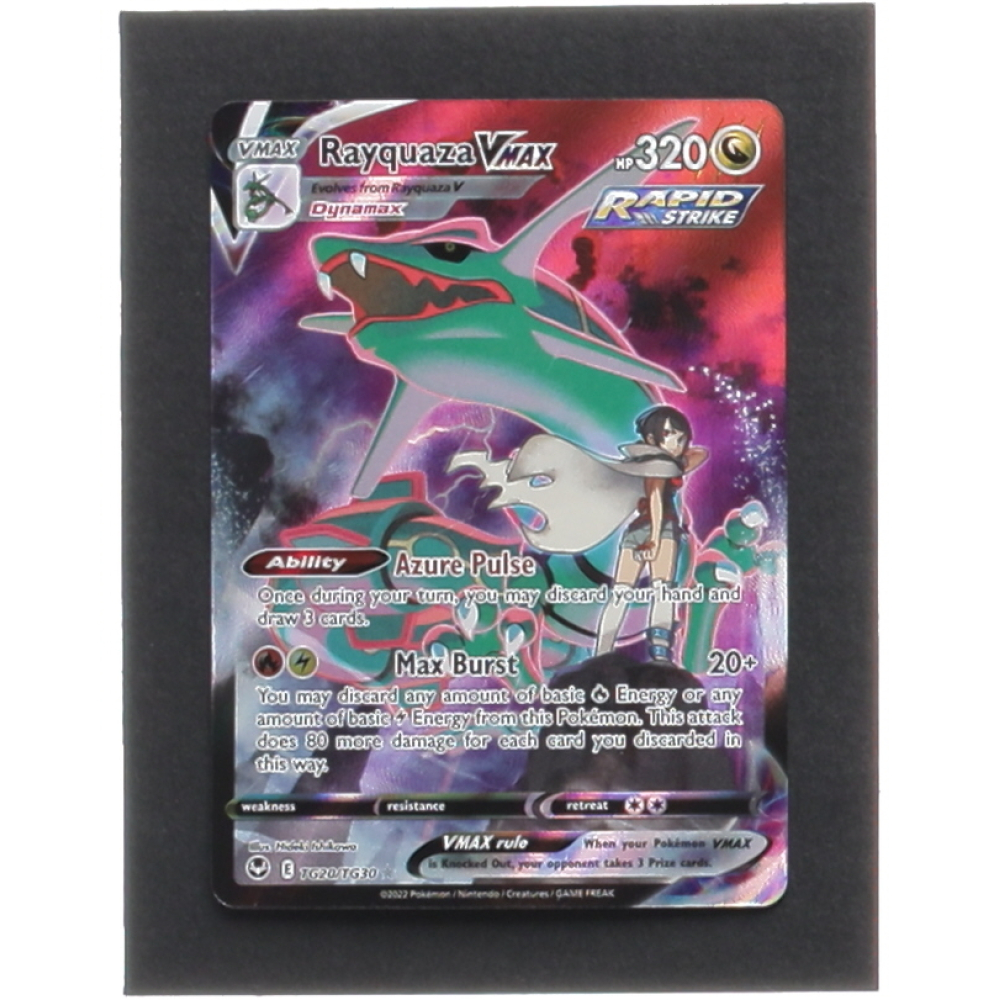 Rayquaza VMAX 2022 Pokemon Sword and Shield Silver Tempest Trainer ...