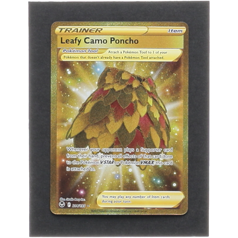 Leafy Camo Poncho 2022 Pokemon Sword and Shield Silver Tempest #214 ...