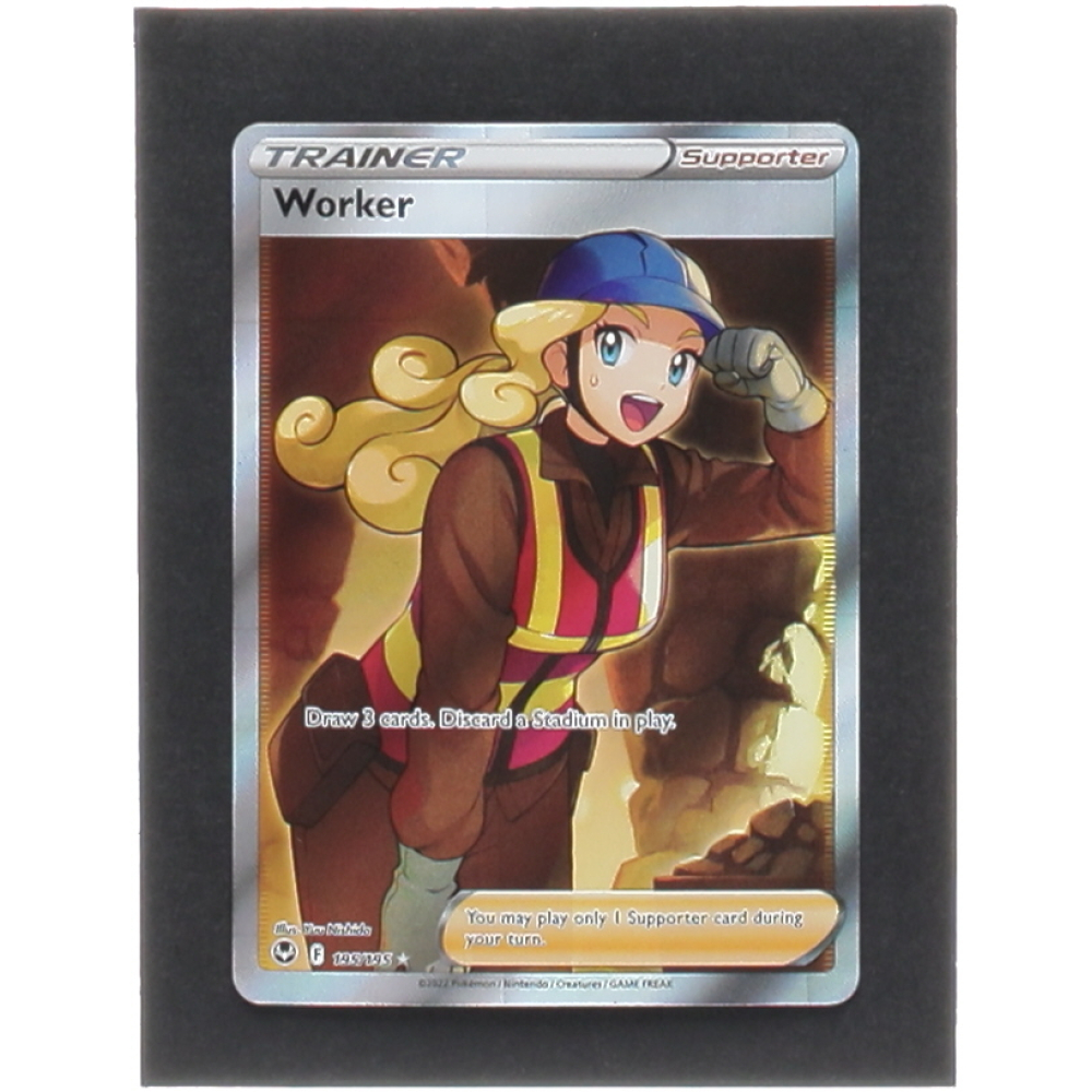 Worker 2022 Pokemon Sword and Shield Silver Tempest #195 FULL ART ...