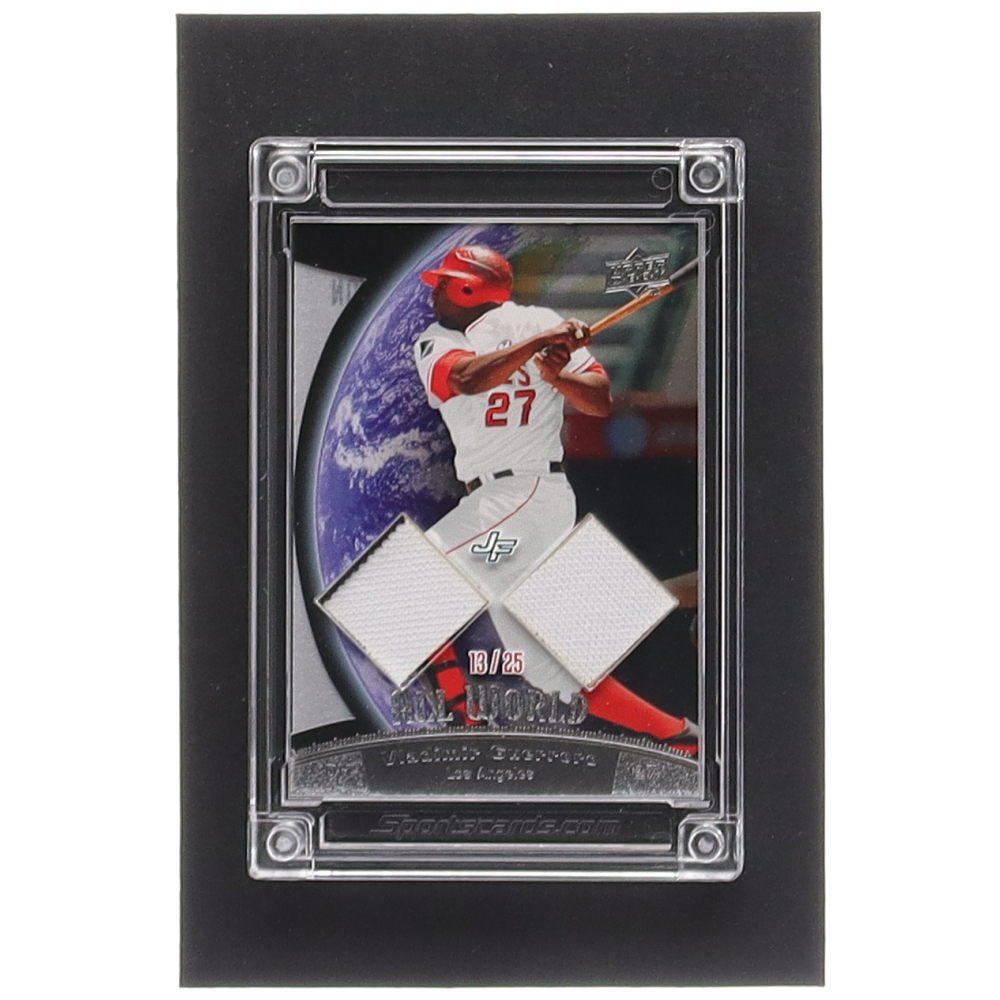 Vladimir Guerrero 2022 Jersey Fusion Dual Game Used Swatch #vg05 #13 25 