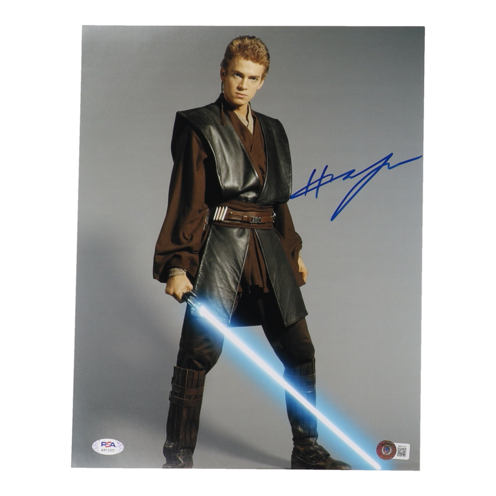 Hayden Christensen Signed "Star Wars" 11x14 Photo (PSA & Beckett ...