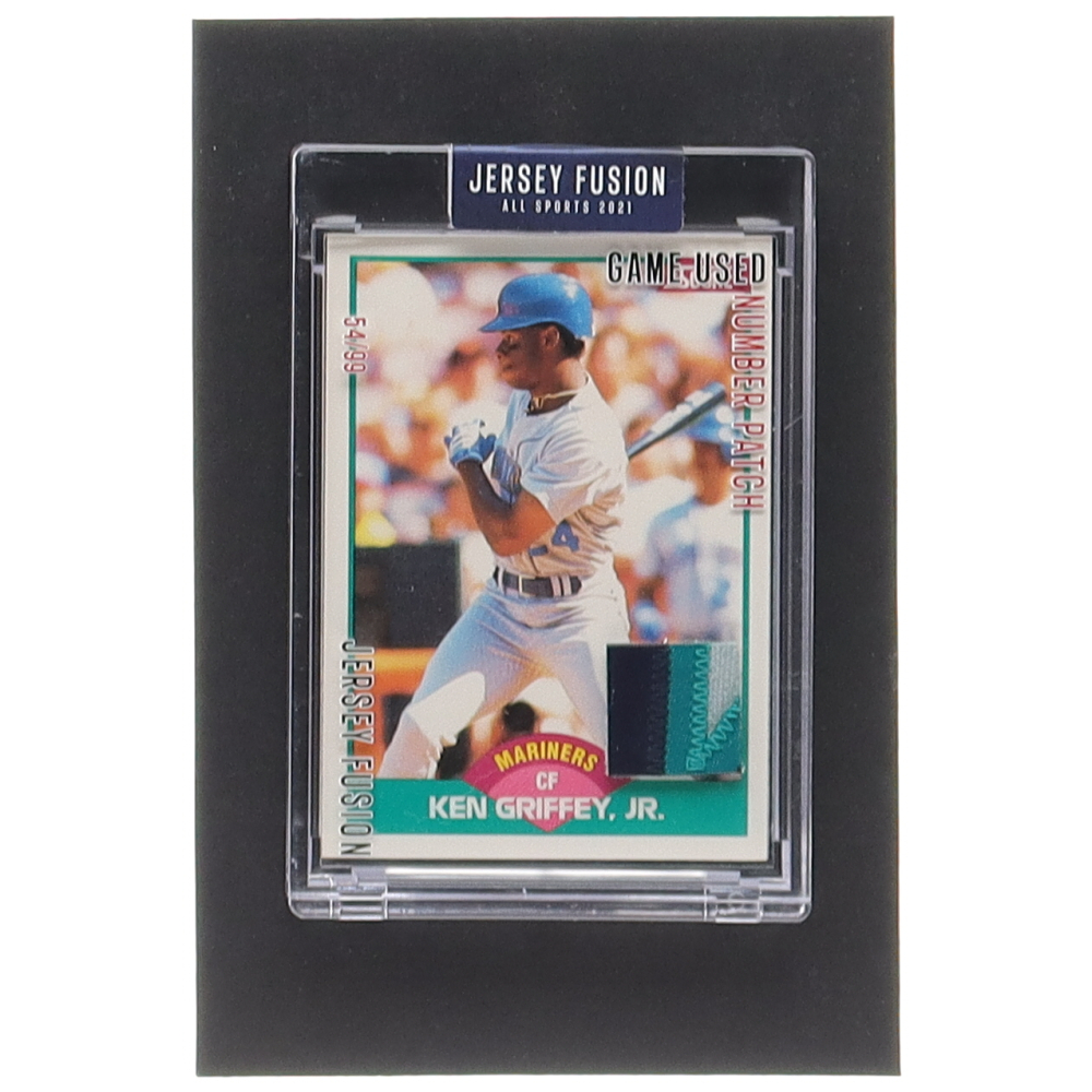 Ken Griffey Jr. 2021 Jersey Fusion Game Used Number Patch #KGJ94 #54/99 ...