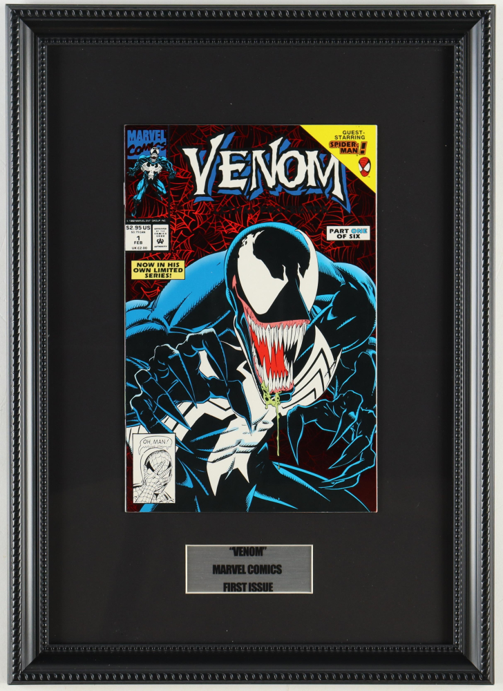 1992 "Venom" Issue #1 Marvel Custom Framed Comic Book Display ...