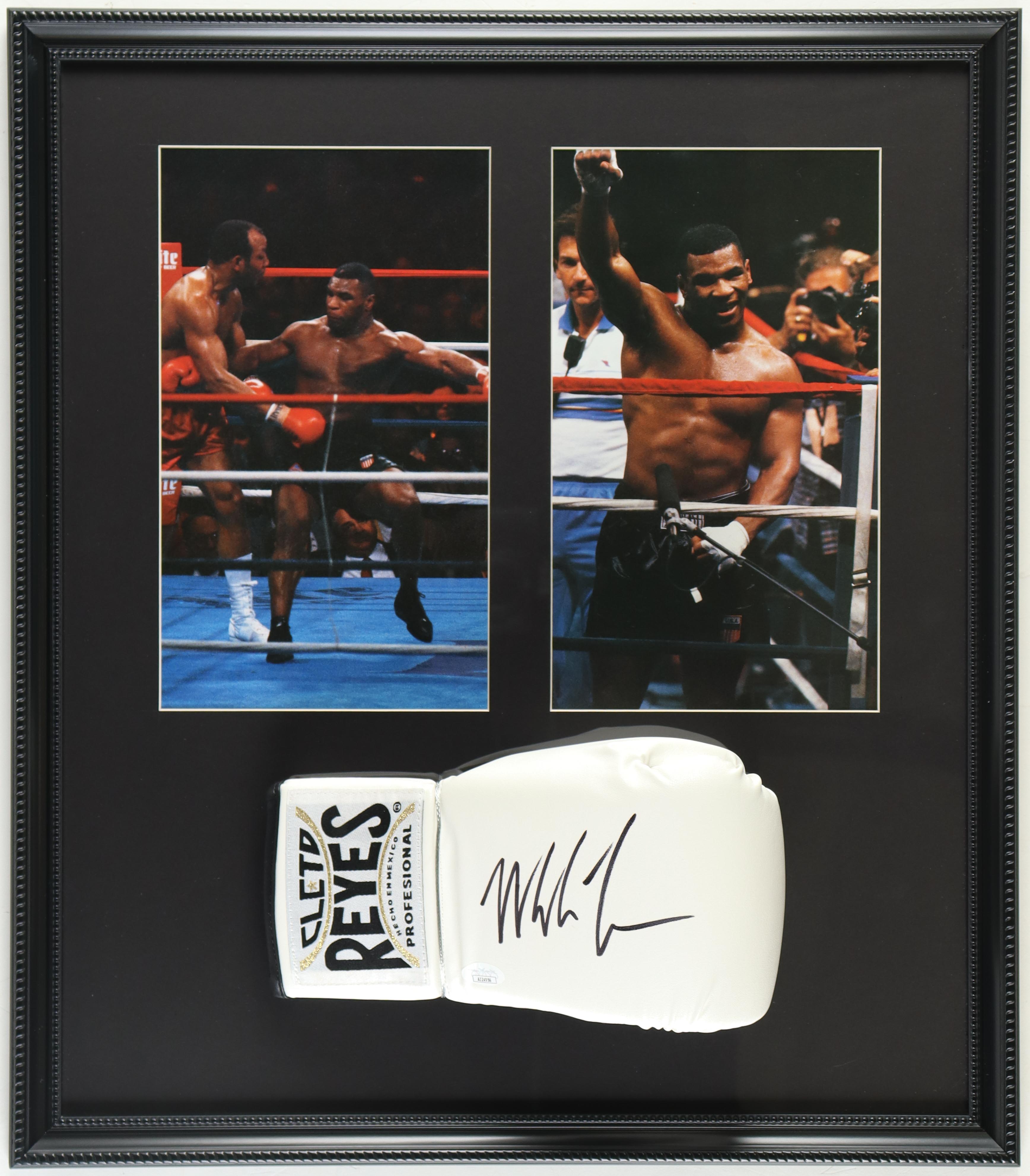 Mike Tyson Signed Custom Framed Cleto Reyes Boxing Glove Display (JSA ...