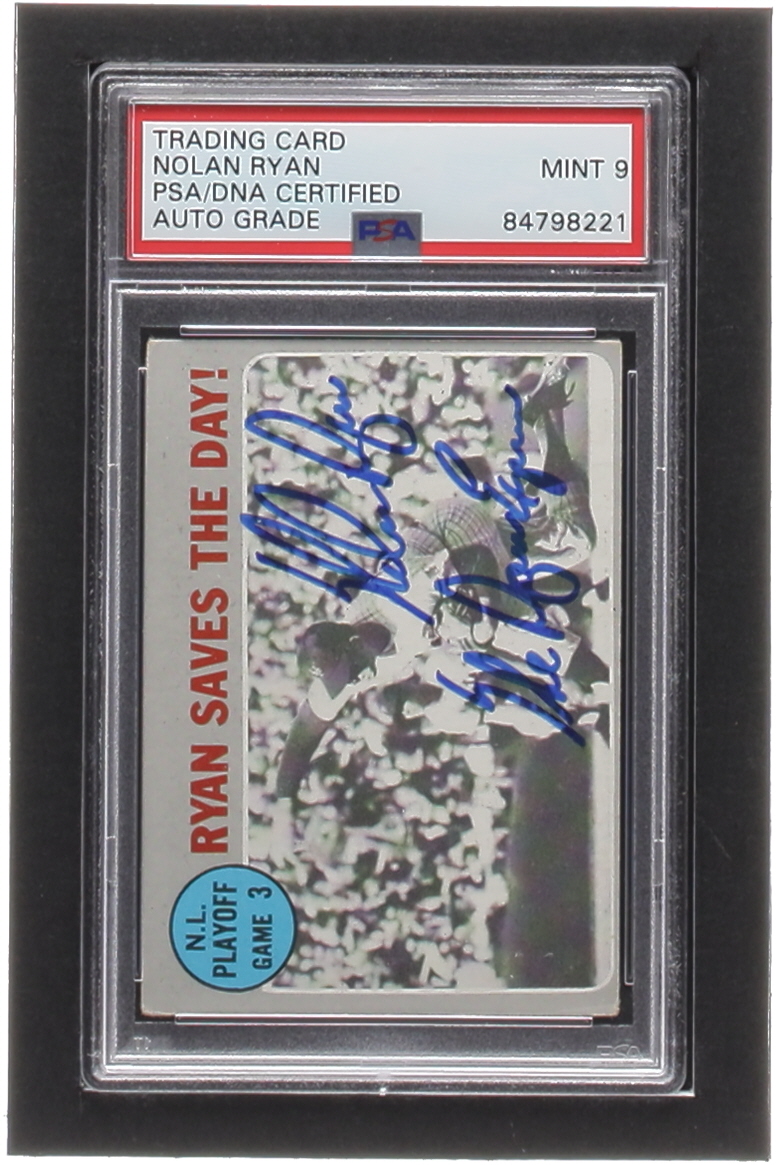 Nolan Ryan Signed 1970 Topps #197 NL Playoff Game 3 Inscribed "The Ryan ...