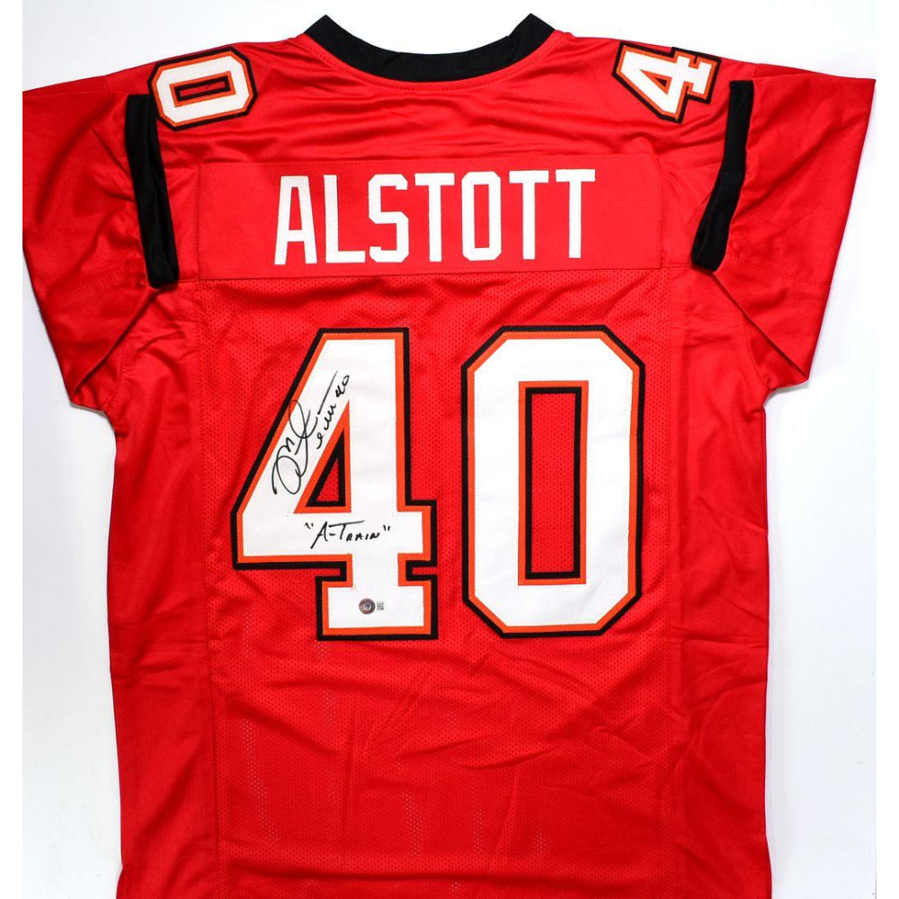 Mike Alstott Signed Jersey Inscribed "A-Train" (Beckett) | Pristine Auction