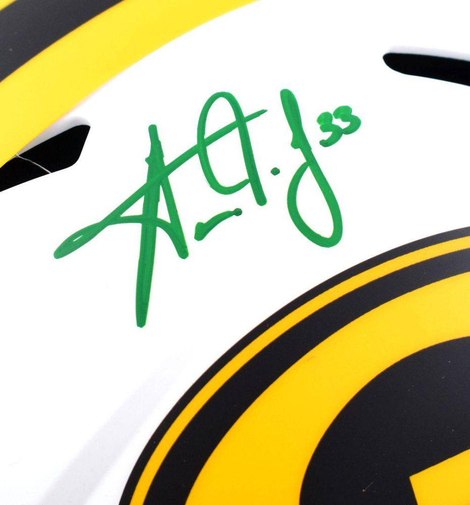 Aaron Jones Signed Packers Full-Size Lunar Eclipse Alternate Speed ...