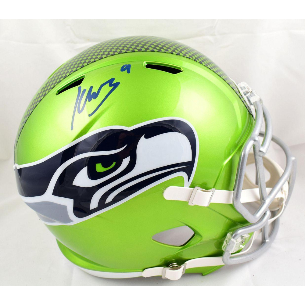 Kenneth Walker III Signed Seahawks Full-Size Flash Alternate Speed ...
