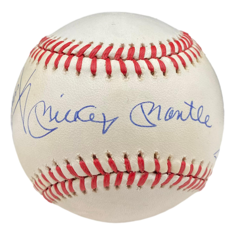 Mickey Mantle, Willie Mays & Duke Snider Signed OAL Baseball (JSA ...