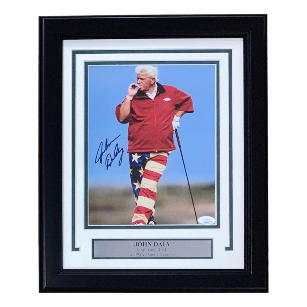 John Daly Signed Custom Framed Photo (JSA) | Pristine Auction
